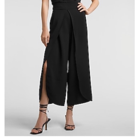 Express | Pants & Jumpsuits | Cropped Split Leg Pant | Poshmark